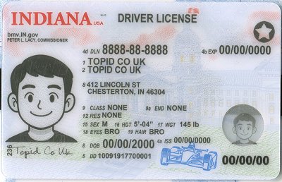 Indiana - Premium Scannable ID | Fast & Secure Delivery | TopID
