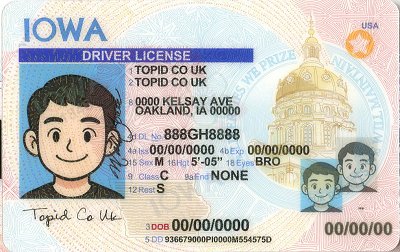 Iowa - Premium Scannable ID | Fast & Secure Delivery | TopID